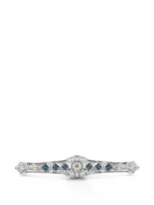 LB EXCLUSIVE Diamond And Sapphire Brooch