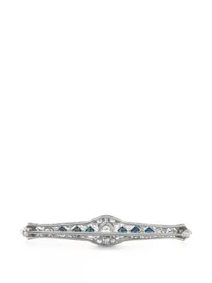 LB EXCLUSIVE Diamond And Sapphire Brooch
