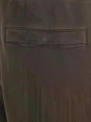 Stone Island Logo-badge Cotton-fleece Track Pants