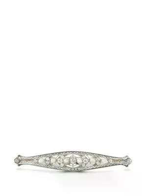 LB EXCLUSIVE Diamond And Pearl Brooch