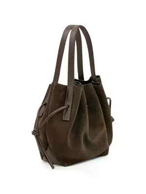 Yuzefi Scallop Tote Suede