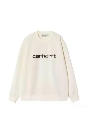 Carhartt Work In Progress Logo-embroidered Sweatshirt - Neutrals