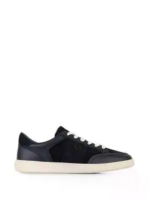 FERRAGAMO Low-top Sneakers With Signature - Blue