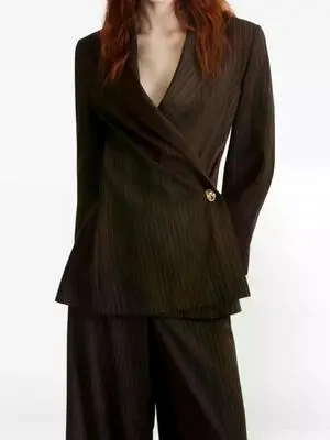 Marella Pinstripe-pattern Single-breasted Blazer