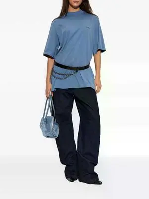 Attico Embroidered-logo Jeans
