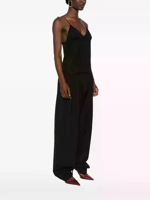 Saint Laurent V-neck Chain-link Top