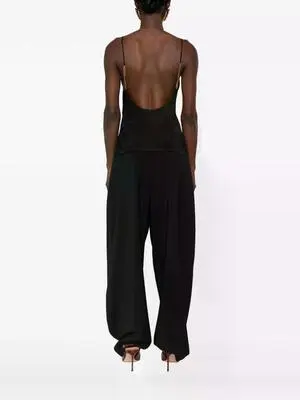 Saint Laurent V-neck Chain-link Top