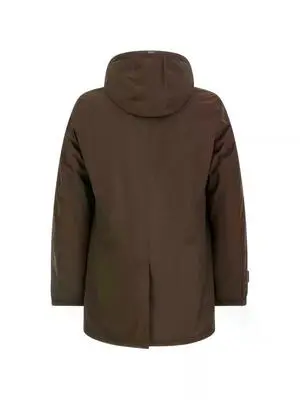 Herno Detachable-hood Matte-finish Parka