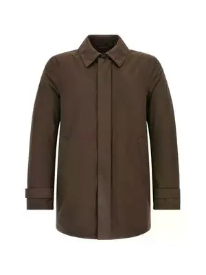 Herno Detachable-hood Matte-finish Parka
