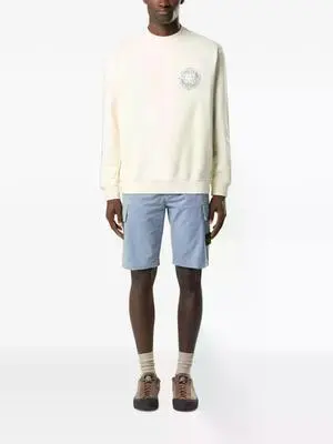Stone Island Logo-print Cotton Sweatshirt