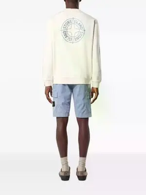 Stone Island Logo-print Cotton Sweatshirt