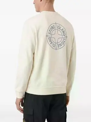 Stone Island Logo-print Cotton Sweatshirt