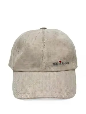 Kiton Logo-embroidered Baseball Cap - Neutrals