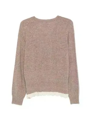 THE GARMENT Como Crochet-trim V-neck Sweater