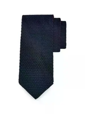 FERRAGAMO Silk And Cashmere Knitted Neck Tie