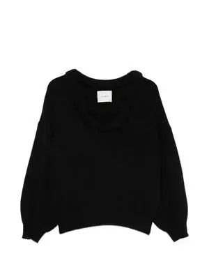 LISA YANG Doria Scoop-neck Sweater