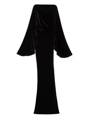 TALLER MARMO Musidora Draped Maxi Gown