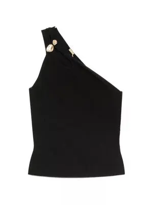Cult Gaia Anouk One-shoulder Hardware-detail Top