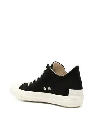 Rick Owens Low Sneaks Lace-up Sneakers - Black