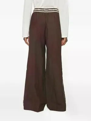 ALEMAIS Lori Side-stripe Drawstring Palazzo Pants