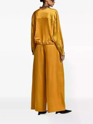 Essentiel Antwerp Katerina Pleated Satin Trousers