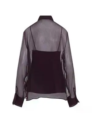 Ermanno Scervino Sheer Silk Blouse