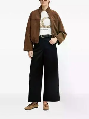 Lola Casademunt Sequin-embellished Logo Print T-shirt