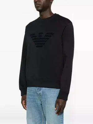 Emporio Armani Logo-print Crew-neck Sweatshirt