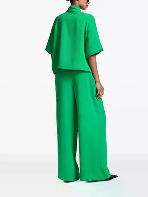 Essentiel Antwerp Tie-neck Raglan-sleeve Top