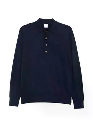 Eleventy Long-sleeve Polo Shirt