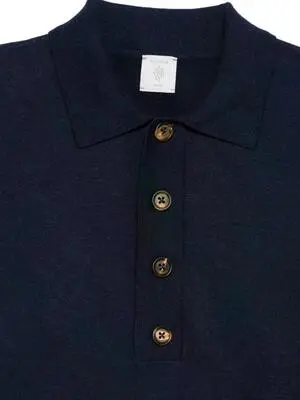 Eleventy Long-sleeve Polo Shirt
