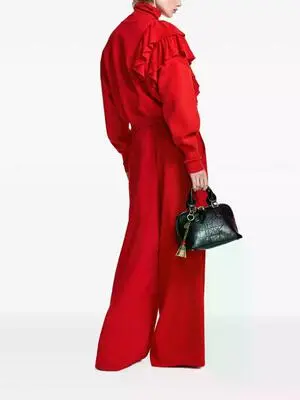 Essentiel Antwerp Pleated Wide-leg Trousers