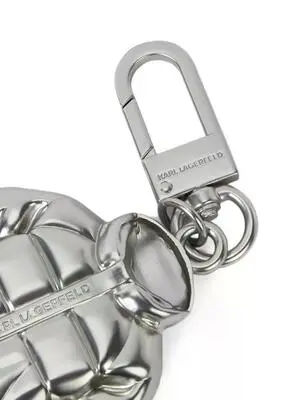 Karl Lagerfeld Logo Puffer Keychain