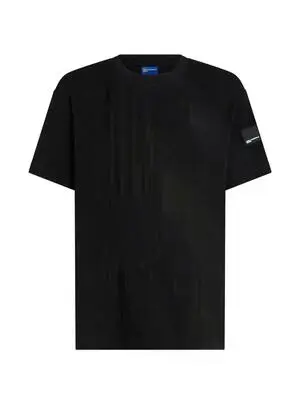 Karl Lagerfeld Regular T-shirt Waffle - Black
