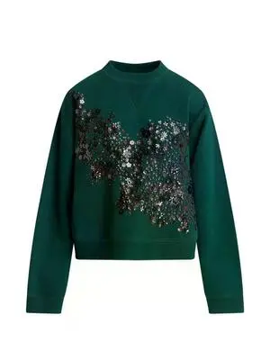 Essentiel Antwerp Sequin-embellished Sweatshirt - Green