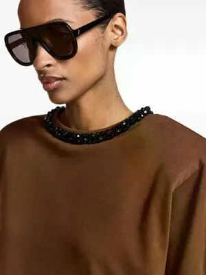 Essentiel Antwerp Embellished Collar T-shirt