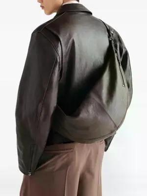 LEMAIRE Quiver Clip Bag In Leather