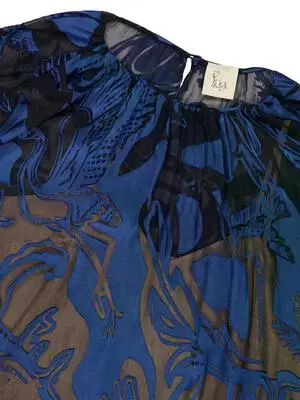 PAULA Devoré Blouse