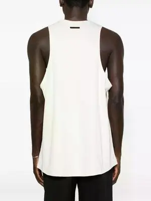 Fear Of God Ribbed Tank Top With Rear Logo Patch