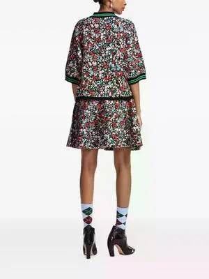 Essentiel Antwerp Floral-print Polo Top