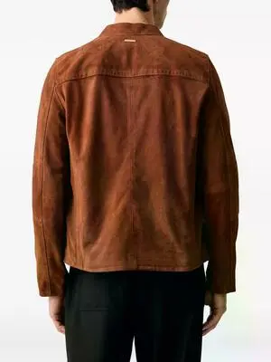 Michael Kors Suede Double-zip Racer Jacket