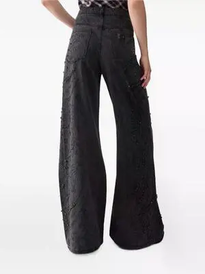 Liu Jo Flared Jeans With Gemstones