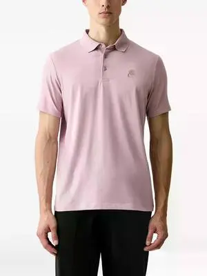 Karl Lagerfeld Logo-embroidered Polo Shirt - Pink
