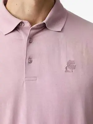 Karl Lagerfeld Logo-embroidered Polo Shirt