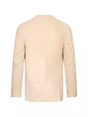 Canali Mélange-effect Single-breasted Blazer