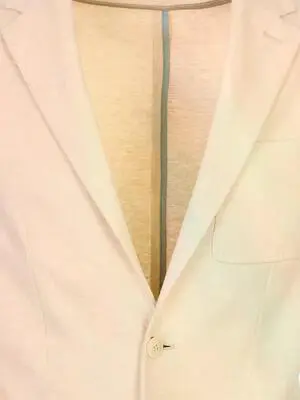 Canali Mélange-effect Single-breasted Blazer