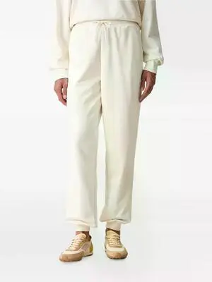 Guess Logo-embroidered Track Pants - White