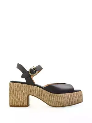FERRAGAMO Platform Sandals - Brown