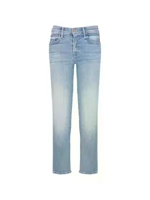 MOTHER The Mid Rise Straight-leg Jeans - Blue