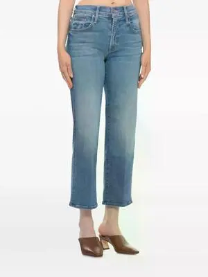 MOTHER The Mid Rise Straight-leg Jeans
